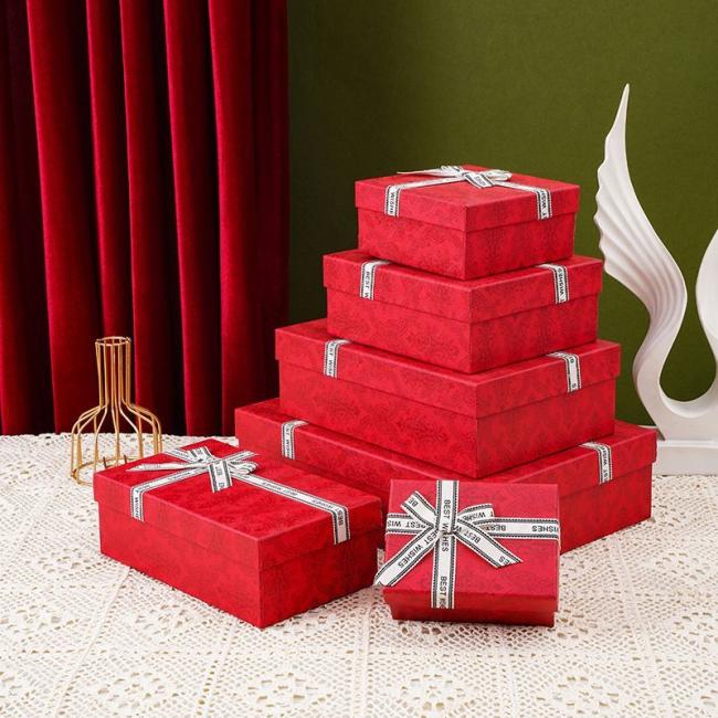 Lid and Base Box with Foam Insert Cardboard Paper Packaging Gift Jewelry Box