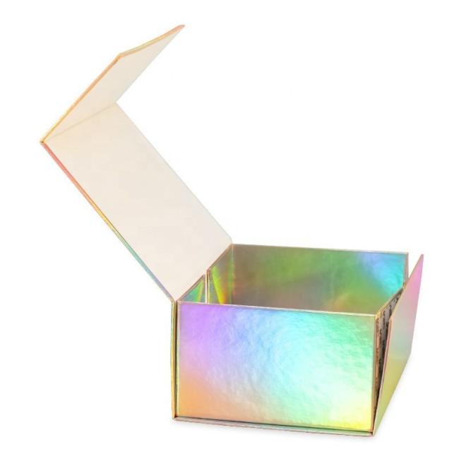 Complex Printing Patter Custom Logo Printing Matt Laminated Rigid Foldable Cardboard Wedding Grown Packaging Magnetic Box