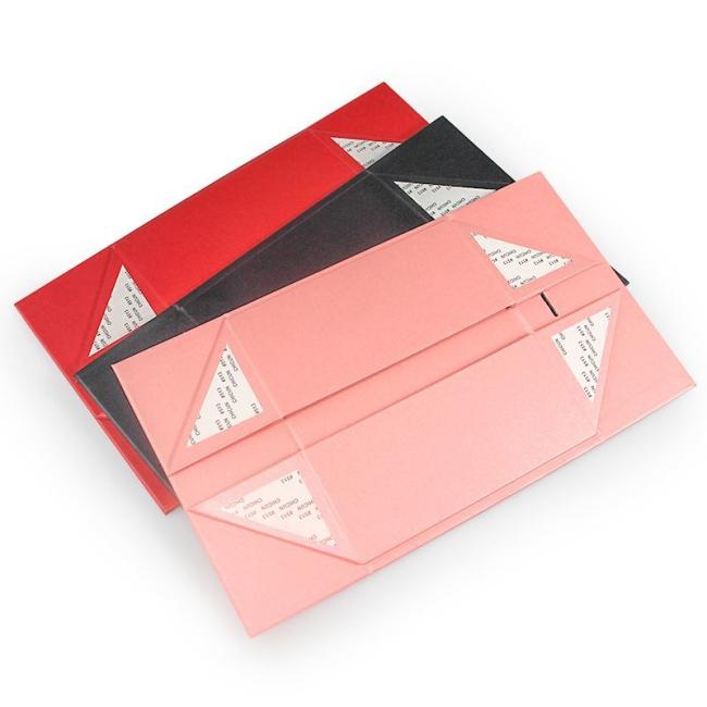Fancy Solid Color Custom Logo Printing Matt Laminated Rigid Foldable Cardboard Wedding Grown Packaging Magnetic Box