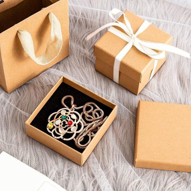 Wholesale Jewelry Storage Display Cases, Jewelry Ring Earrings Gift Boxes Cutely Small Gift Box