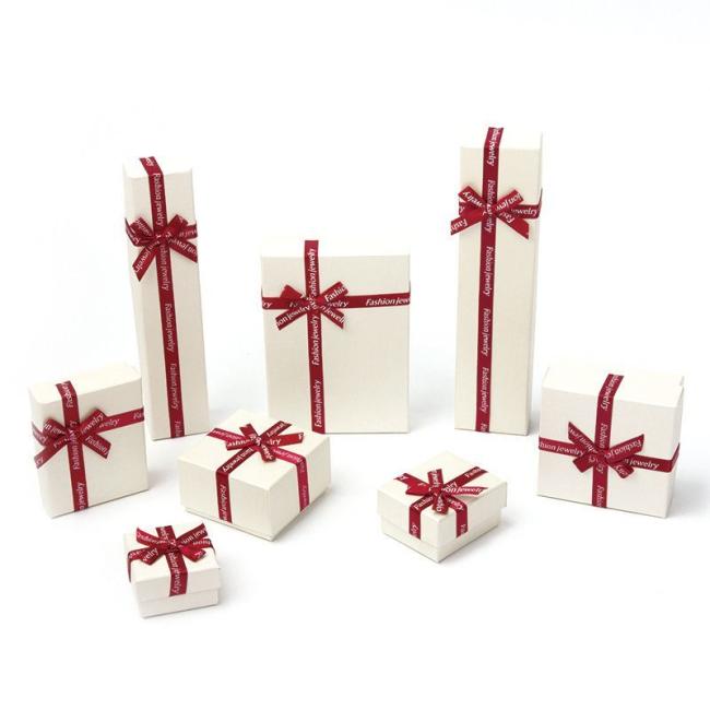 Romantic Colors Rigid Lid and Base Cardboard Paper Gift Box, Custom Logo Printed Paper Packaging Jewelry Box