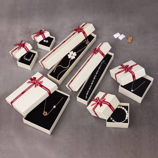Romantic Colors Rigid Lid and Base Cardboard Paper Gift Box, Custom Logo Printed Paper Packaging Jewelry Box