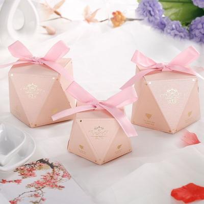Cina Scatole di caramelle di carta su misura con logo per Natale / matrimonio / festival in vendita