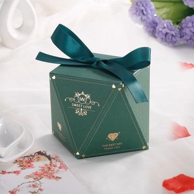 Cina Scatole di caramelle di carta su misura con logo per Natale / matrimonio / festival in vendita