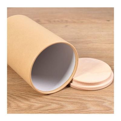 China Cute Fancy Art Paper Cans Packaging Corrugated Cylinder Paper Tube Packaging Box for sale