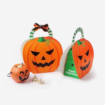China Weihnachten Halloween Kürbis Geschenk Verpackung Weißpapier Süßigkeiten Boxen Für das Festival zu verkaufen