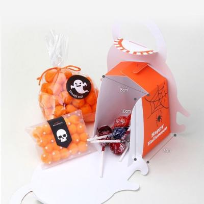 China Weihnachten Halloween Kürbis Geschenk Verpackung Weißpapier Süßigkeiten Boxen Für das Festival zu verkaufen