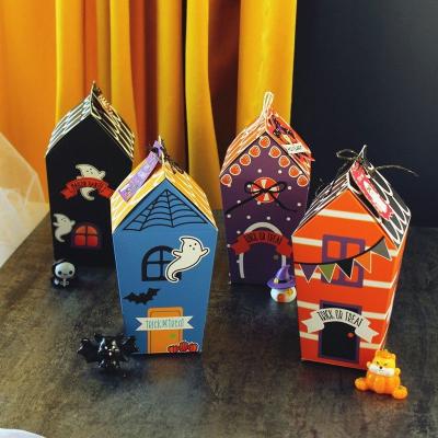 China Halloween-Süßigkeiten kundenspezifische Geschenkbox Verpackung Weiße Karte Papier Geschenkbox zu verkaufen