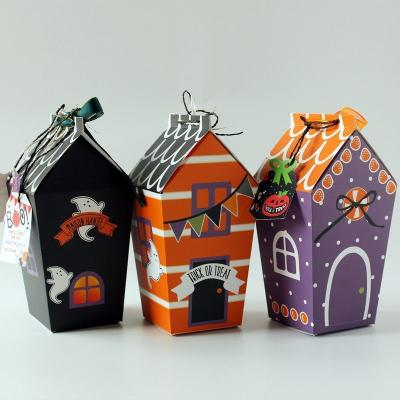 China Halloween-Süßigkeiten kundenspezifische Geschenkbox Verpackung Weiße Karte Papier Geschenkbox zu verkaufen