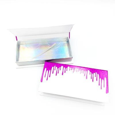 Cina Scatola di cartone magnetica personalizzata scatola di imballaggio per unghie false con forma di libro di finestra in vendita