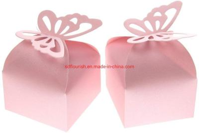 Cina Carta d'arte portatile scatole di imballaggio dolci Festa di nozze Festa di fidanzamento Scatole regalo Gable in vendita