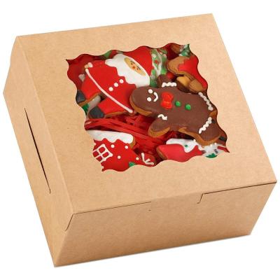 China Flourish Arrivals Cake/Bakery/Candy Folding Window Boxes with Lids Packaging Solution using 100% Recycled Material Paper for sale