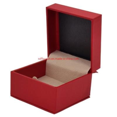 Cina Portable rigido cartone anello di nozze scatola regalo con bordo d'oro e conchiglia in vendita