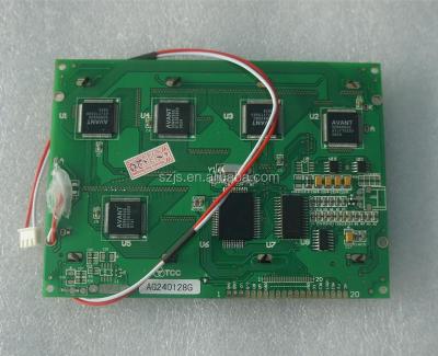 Cina AG240128G Pannello LCD Tipo A-Si STN-LCD Dimensione 2.4" Risoluzione 240*120 in vendita