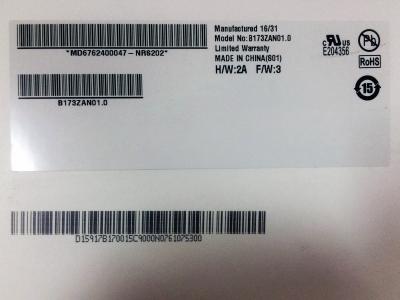 중국 17.3 인치 B173ZAN01.0 EDP 인터페이스 TFT LCD 디스플레이 모듈, 3480*2160 해상도 판매용