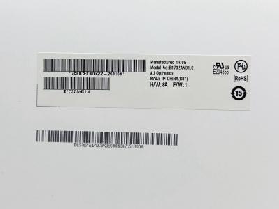 중국 17.3 인치 B173ZAN01.0 EDP 인터페이스 TFT LCD 디스플레이 모듈, 3480*2160 해상도 판매용