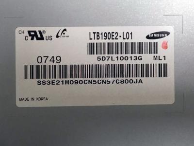 중국 LTB190E2-L01 19.0인치 TFT LCD 화면 모듈 1280*1024 해상도 LVDS & RGB 인터페이스 판매용
