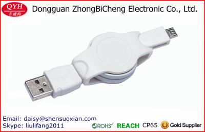 China Sync Data Charging Retractable Flat Micro USB Cable for sale