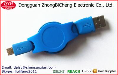 China Micro-USB USB Type and MP3 MP4 Player Use small retractable cable reel for sale