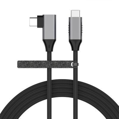 China PD240W USB Type C Cable Right Angle USB C Data Charging Cable for sale