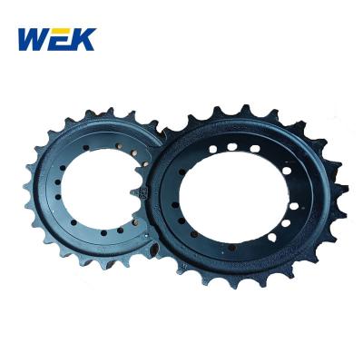 Cina Parti di ricambio del carrello scavatore PC20 PC30 PC40 PC50 PC55 PC56 PC60 PC75 Sprocket PC120 Final Drive Sprocket in vendita
