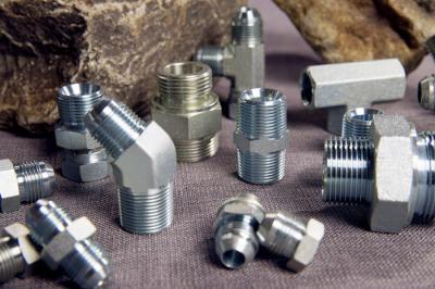 China 1E Hydraulic Adaptor Fittings Metric Male Thread O Ring Semi Finished for sale