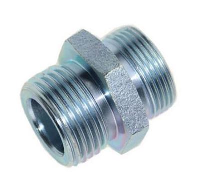 China Metric / Un Unf Thread Hydraulic Adaptor Fittings O-Ring Seal Carbon Steel for sale