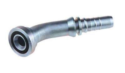 China Hydraulic 45 Degree SAE Flange Interlock Hose Fittings 6000 Psi for sale