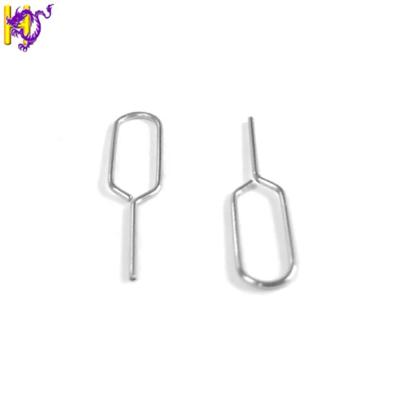 China Kaart Tray Pin van Sim Eject Pin Phone Sim van het precisieroestvrije staal de Draad Gevormde Te koop