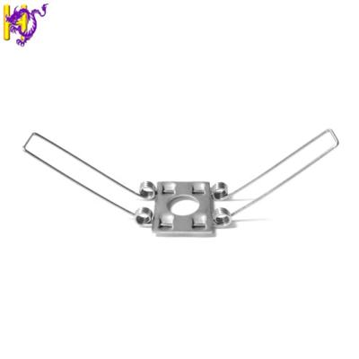 China Roda dobro espiral de aço inoxidável redonda do grampo de mola da torsão SS316 para a luz conduzida à venda