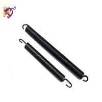 China Assorted Variable Tension Double Hook Coil Spring Black Zinc Plated 0.05mm-20mm for sale