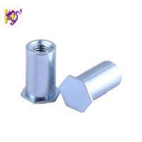 China Stainless Steel M4 Hex Blind Threaded Standoffs BSO BSOS Rivet Nut for Electronics for sale