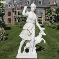 Quality Huntress Goddess Archer Statue Artemis Marble Sculpture for sale