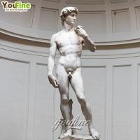 Quality Design Classical Hand Carved Good Price Marble David Statue for Hot Sale for sale