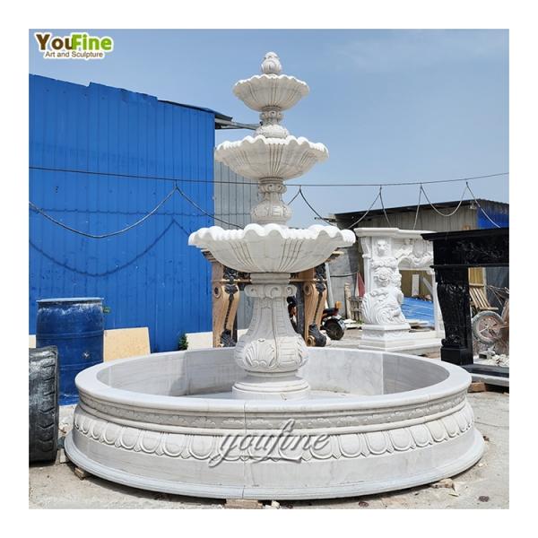 Quality Modern Architectural Decor Simple Marble Dubai Fountain for sale