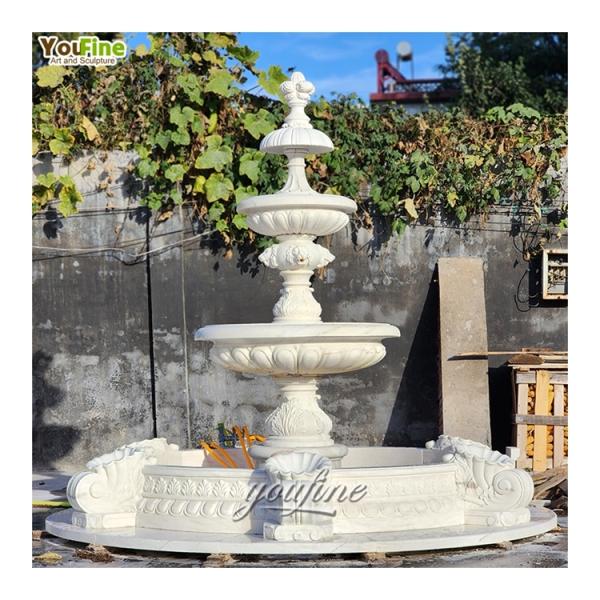 Quality Modern Architectural Decor Simple Marble Dubai Fountain for sale