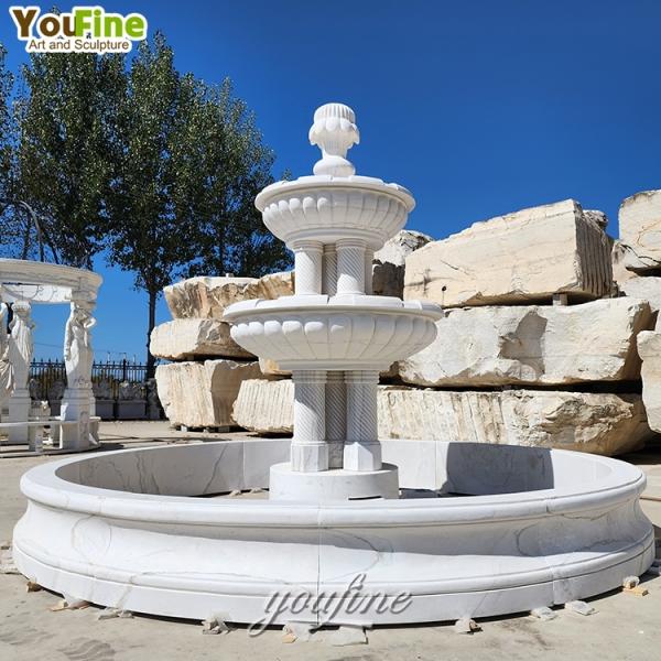 Quality Modern Architectural Decor Simple Marble Dubai Fountain for sale