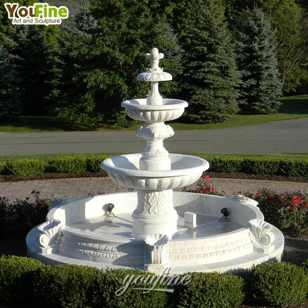 Quality Modern Architectural Decor Simple Marble Dubai Fountain for sale