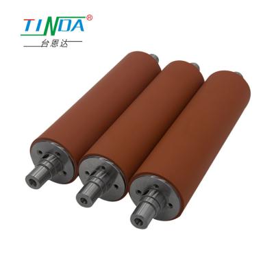 China Hoogtemperatuur industriële rubberrol voor gietmachines for sale