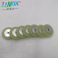 China Customized Specifications Rubberized Roller Wheel with Smooth Surface for sale