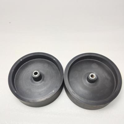 China Customized Rubber Roller Wheel Equipped with Metal Core Impact Resistance Providing Performance in Industrial Automation Systems for sale