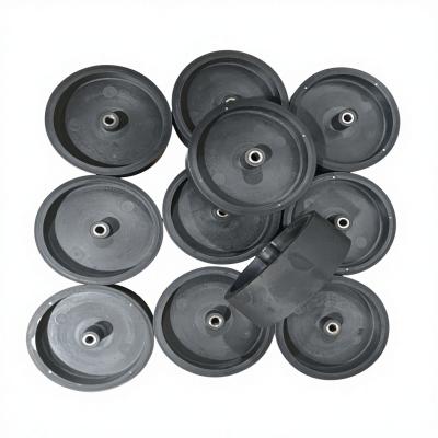 China Anti aging Rubberized Roller Wheel Featuring Customized Metal Core Built for Continuous Heavy Duty and Long Term Reliability for sale