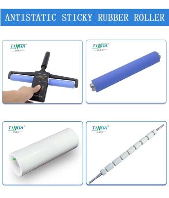 China Sticky Silicone Roller Ideal For  Film Lamination FPC Cleaning for sale