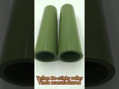 Industriële met teflon beklede staalrol met een laag trillingsniveau en een tolerantie van 0,02 mm