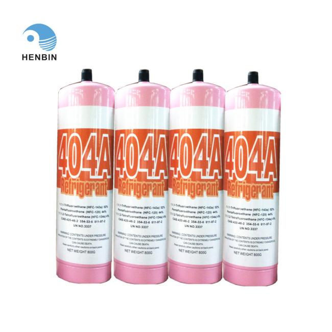 Henbincool Gas Refrigeranti R404A 800g in High Pressure Can