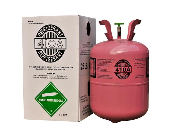 Quality CAS 75-28-5 HFC R410A Refrigerant 25lb 11.3kg Gas For Ac for sale