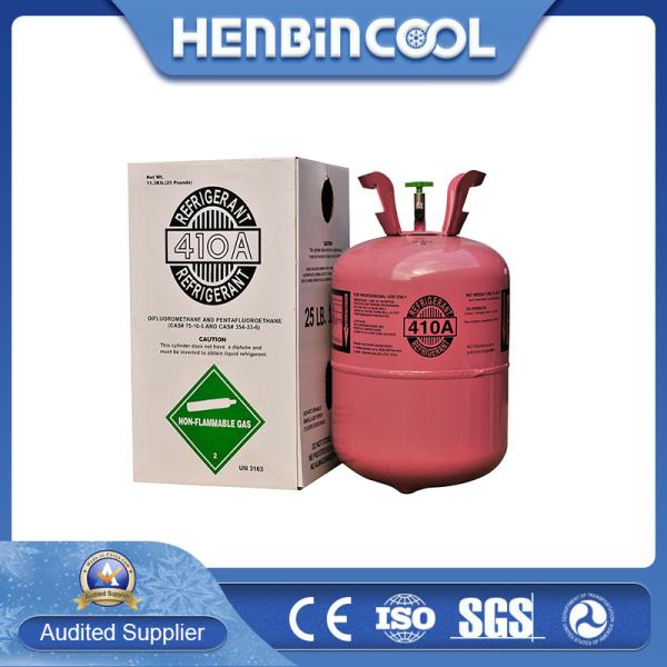 Quality 11.3kg R410a 25 Lb Cyl Refrigerant 25 Lb 410a Refrigerant Gas for sale