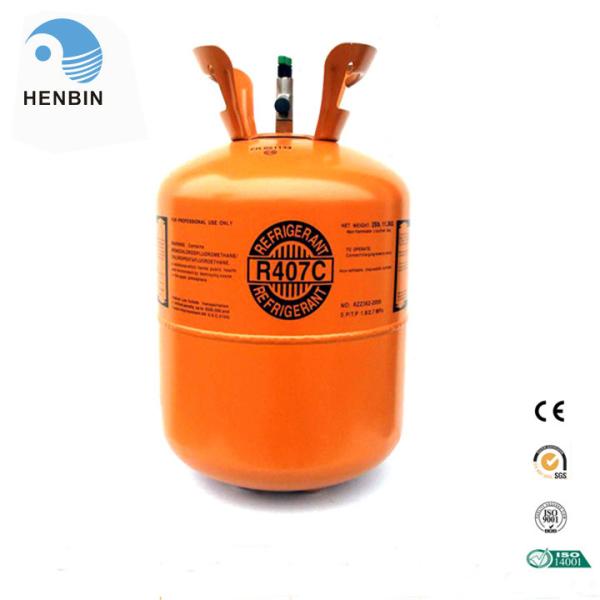 Quality Colorless 11.3kg R407c Refrigerant Gas Can Gas 407c for sale