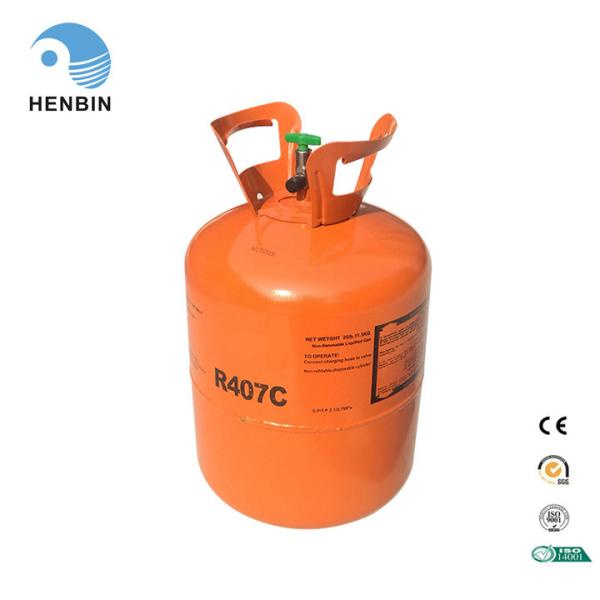 Quality Colorless 11.3kg R407c Refrigerant Gas Can Gas 407c for sale