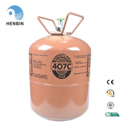 Quality Colorless 11.3kg R407c Refrigerant Gas Can Gas 407c for sale